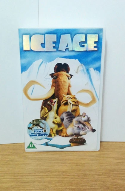 ICE AGE VHS VIDEO ~ Animated Movie, Ray Romano, Denis Leary, Jack Black ...