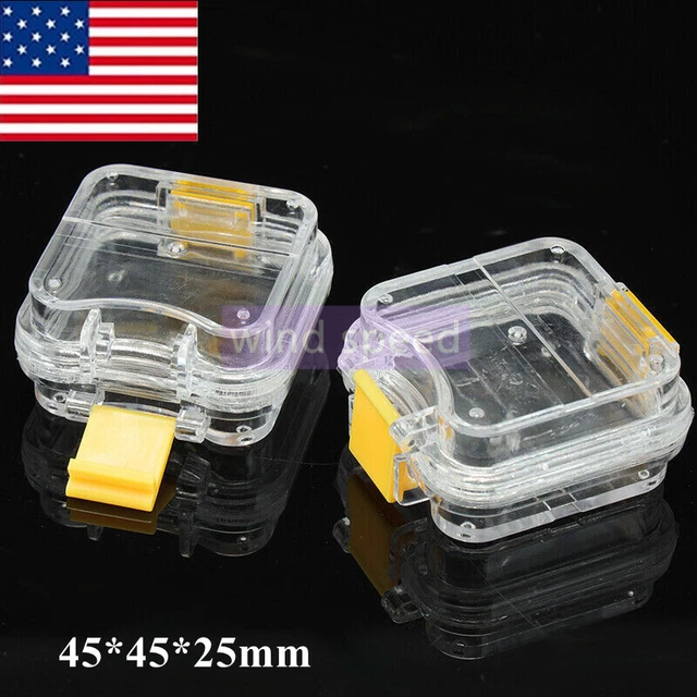 DENTAL DENTURE BOX Hinged Display Boxes Film Membrane Storage Case 45* ...