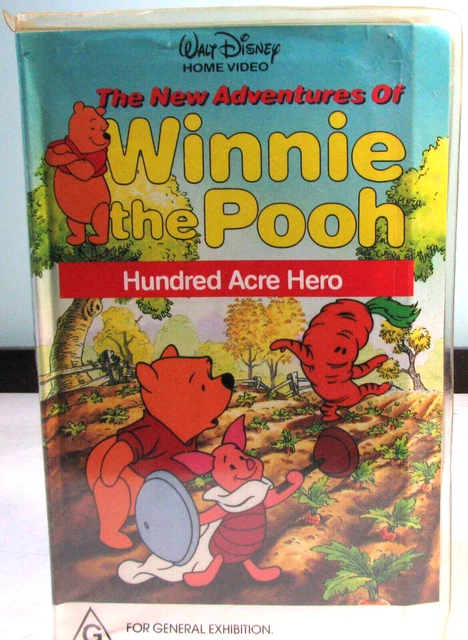 WINNIE THE POOH [Hundred Acre Hero] Disney VIDEO VHS Pal [Clam Shell ...