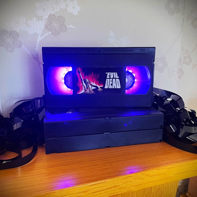 RETRO VHS LAMP, The Evil Dead, Horror Movie, Night Light, Collectible ...