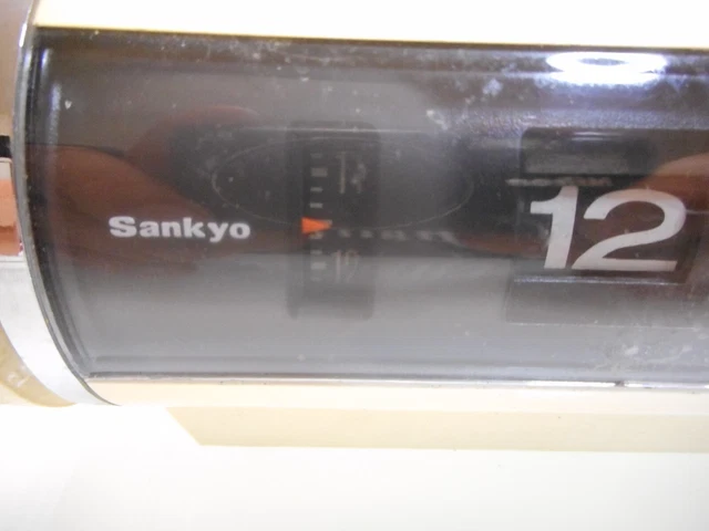 SANKYO DIGITAL CLOCK Rollenuhr 70 er Jahre Made in Japan Wecker SIEHE FOTOS EUR 23,27 - PicClick DE