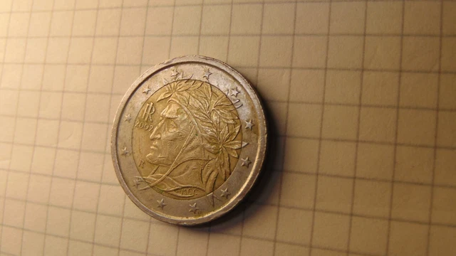 KK113/1212) 2 EURO Italien 2002, mir Unbekannte Fehler Fehlprägung ...