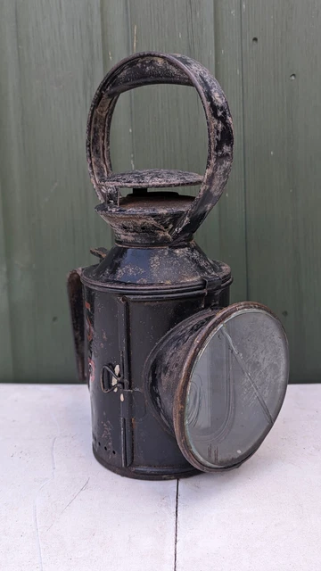 BRITISH RAILWAYS MIDLAND Region Guard’s Tri-Colour Signal Lamp ...