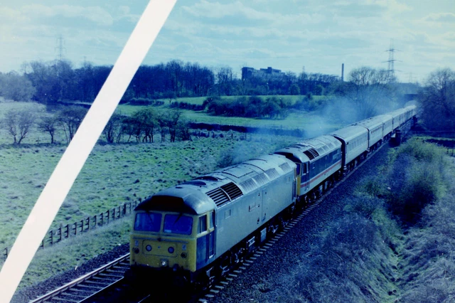 35MM RAILWAY NEGATIVE BR BRITISH RAIL Class 47 DIESEL LOCOMOTIVES £2.80 - PicClick UK