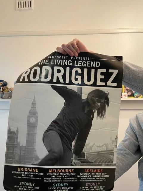 RODRIGUEZ AUSTRALIAN TOUR poster from April 2010 $32.50 - PicClick AU