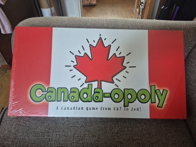 CANADA-OPOLY BOARD GAME 'From Eh to Zed' NEW Sealed Canadian Monopoly ...