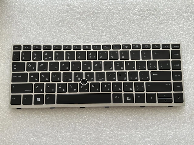 FOR HP ELITEBOOK 840 G5 G6 745 G5 L14378-251 Russian Russ Keyboard New ...