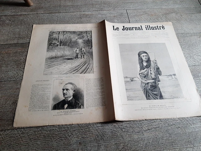 LE JOURNAL ILLUSTRÉ 1888 camille douls explorateur afrique à la ...