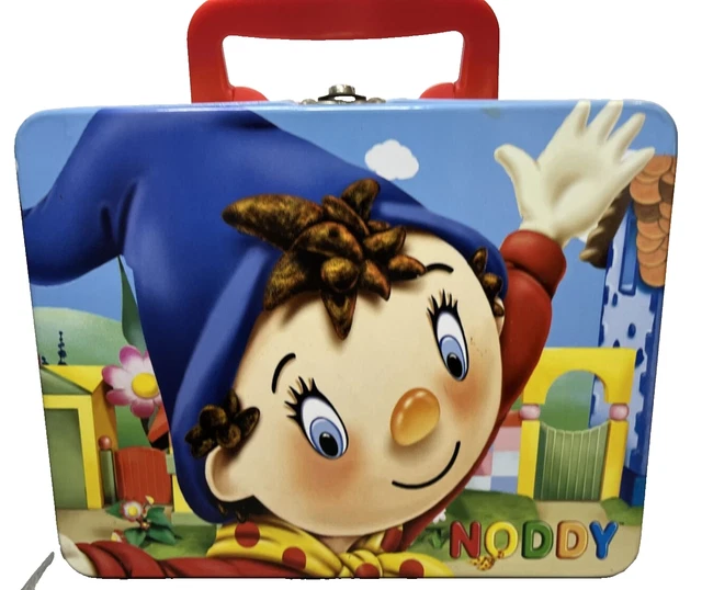 NODDY BY PLAYWORKS Vintage Lunch Box EMPTY Collectible Tin Container ...