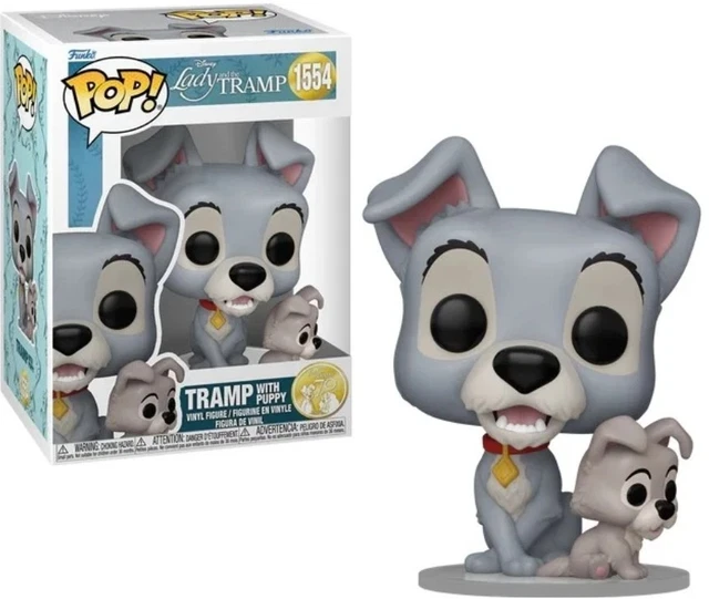 FUNKO POP! LADY AND THE TRAMP Disney 1554 Tramp with puppy EUR 23,99 ...