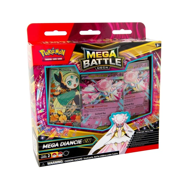 POKÉMON TCG: MEGA Battle Deck Mega Diancie ex - Sealed - In Hand, Ready ...