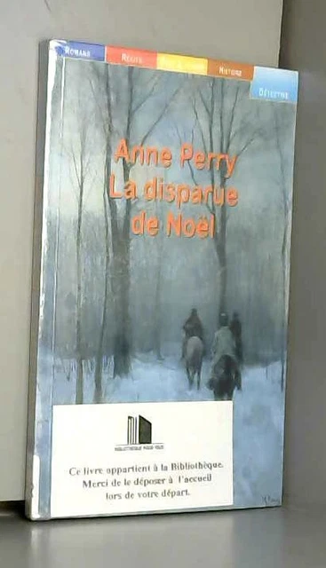 LA DISPARUE DE Noel (grands caracteres) de Anne Perry et Eric Moreau ...