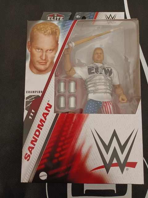 WWE ECW THE Sandman Hak Elite 111 Mattel Brand New Mib Chase Version £ ...