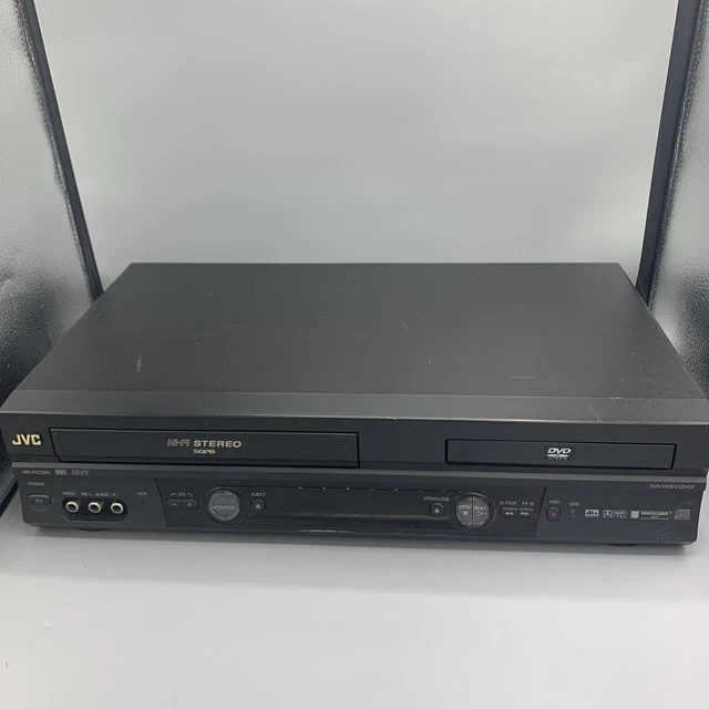 JVC MODEL HR-XVC20U DVD VCR VHS Combo Player No Remote $99.99 - PicClick