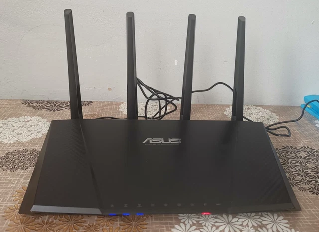 ASUS RT-AC87U GIGABIT Wireless AC2400 WiFi Router, Dual Band 4x4 £55.00 ...