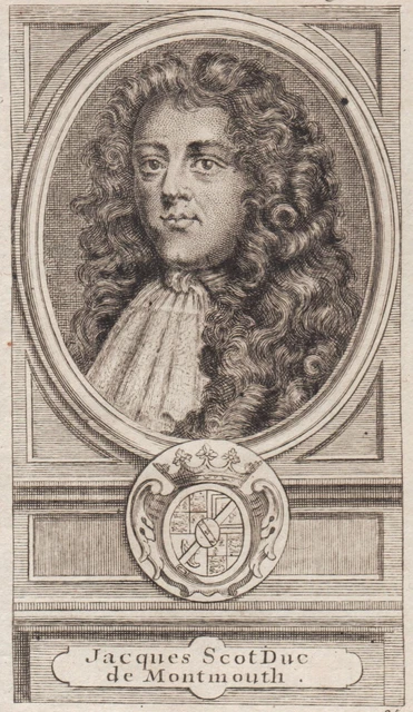 18TH PORTRAIT JAMES Scott Duke of Monmouth Jacques Scot Duke King ...