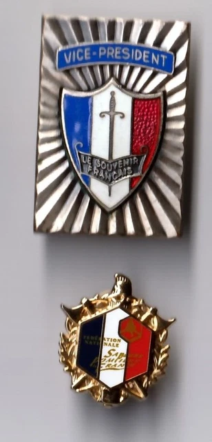 - INSIGNE BADGE DU SOUVENIR FRANÇAIS + pompiers EUR 4,80 - PicClick FR