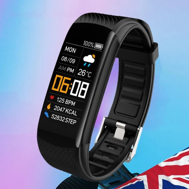 WEARABLE WATCH STEP Counter Sports Fitness Tracking Device for Outdoor ...