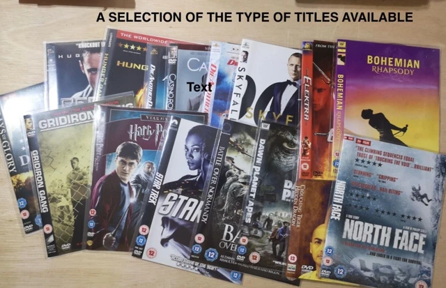 (B) DVD DISC & INLAY IN PLASTIC SLEEVE - Choose Title From List £1.70 ...
