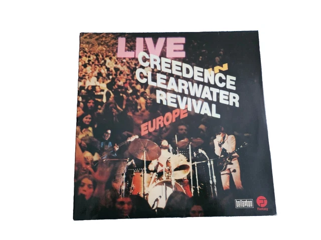 CCR-CREEDENCE CLEARWATER REVIVAL- LIVE IN EUROPE-Vinyl DLP1973 EUR 15 ...