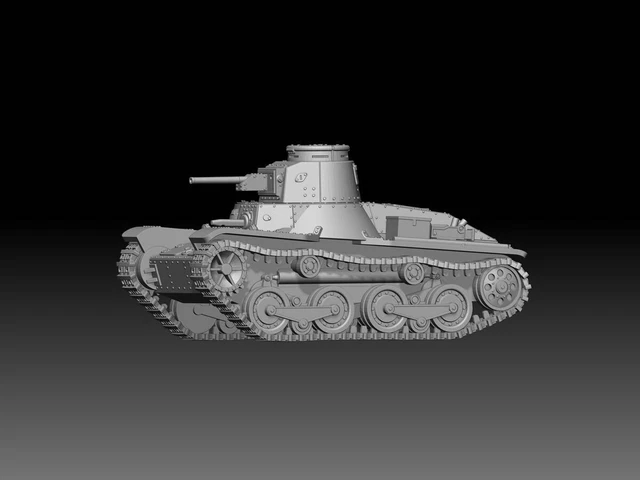 1/72 LESINN BAUSATZ, unbemalt, WWII, Japanese Army Type 95 Ha-Go light ...