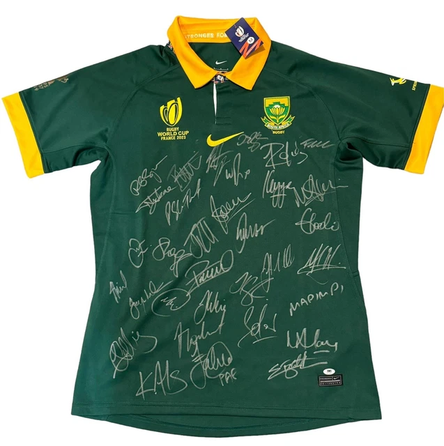 SOUTH AFRICA SPRINGBOKS Team Signed World Cup 2023 Rugby Jersey With ...