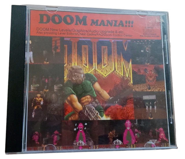 DOOM MANIA!!! (CD-ROM, 1994) Horror Gore Doom Expansion Pack gioco per ...