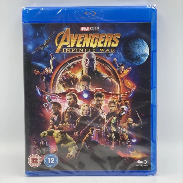 AVENGERS: INFINITY WAR [Blu-Ray] Marvel Studios • New & Sealed • UK ...