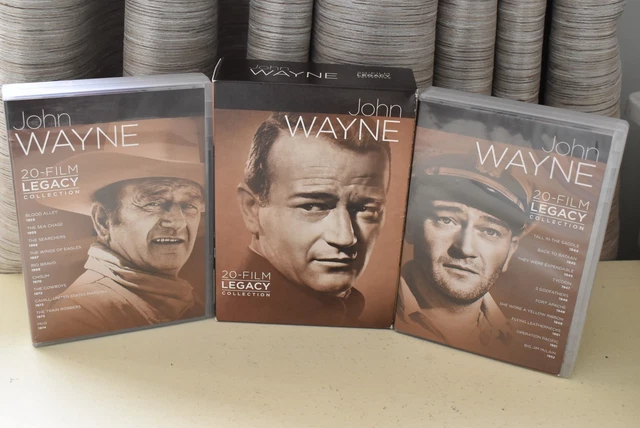 JOHN WAYNE 20-FILM Legacy Collection DVD Box Set $24.99 - PicClick CA