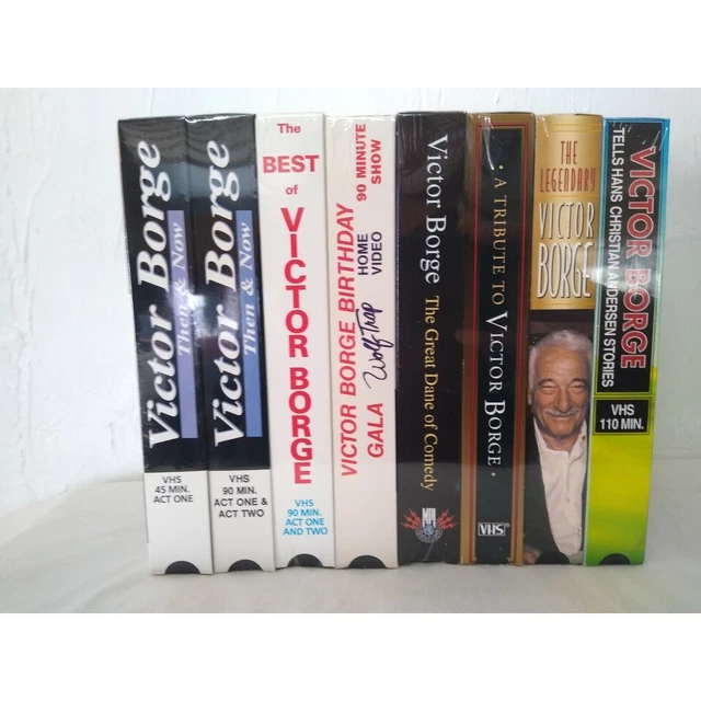 VICTOR BORGE 8 VHS Collection! Sealed! Then & Now, Han Christian ...