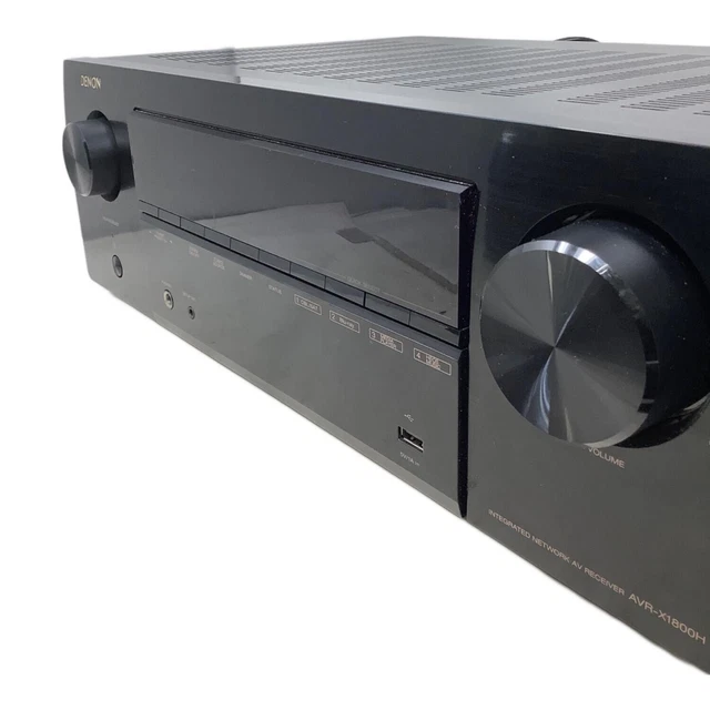 DENON AVR-X1800H 7.2 Channel AV Receiver Dolby Atmos DTS:X HDMI 2.1 ...