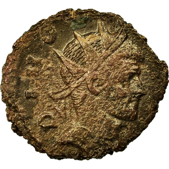 [#653340] MUNTEN, CLAUDIUS II Gothicus, Antoninianus, Rome, Rare, ZG+, Billon EUR 60,45 ...