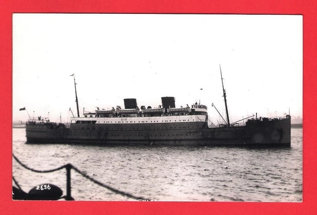 SHIP PHOTO - MV "Ulster Queen" 1930 - Belfast Steamship Co - Liverpool ...