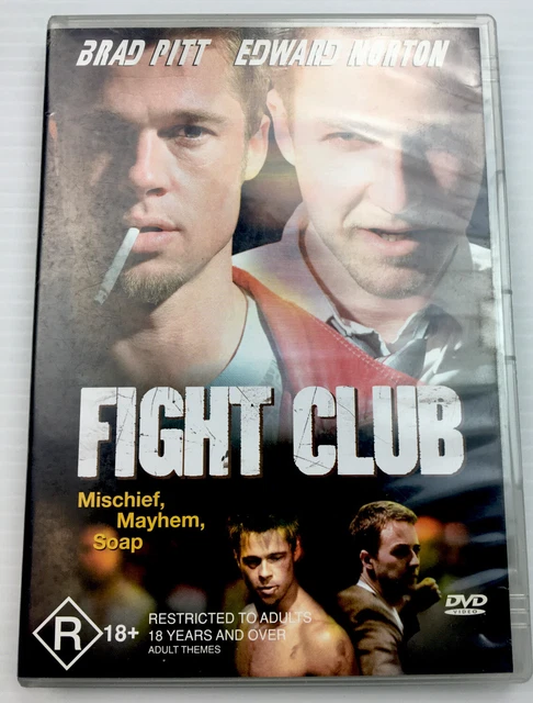 FIGHT CLUB DVD Pal R4 Brad Pitt Edward Norton Meat Loaf R18+ $9.99 ...