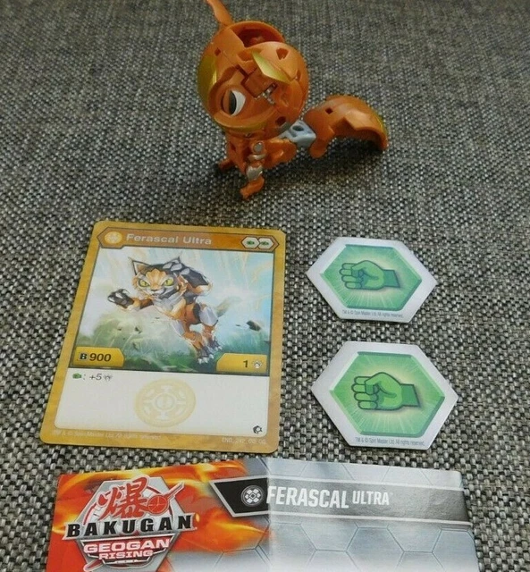 BAKUGAN GEOGAN RISING AURELUS "FERASCAL ULTRA" B900 BakuCores card 242 ...