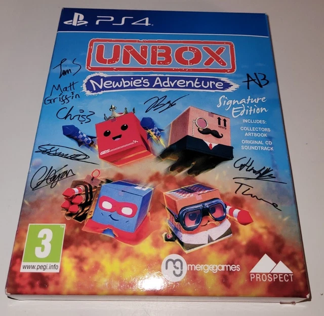 COFFRET PS4 UNBOX Newbie's Adventure-Signature Édition- US-Bon État EUR ...