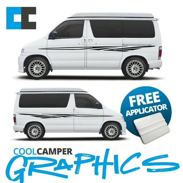 MAZDA BONGO CAMPER Van Side Stripes Tribal Graphics Decal Stickers £31. ...