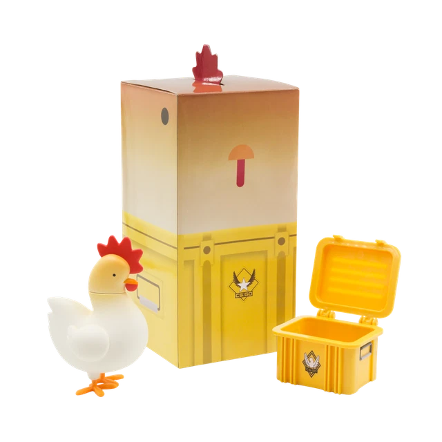 CSGO COUNTER STRIKE Global Chicken & Case Figure + In Game DLC Chicken ...