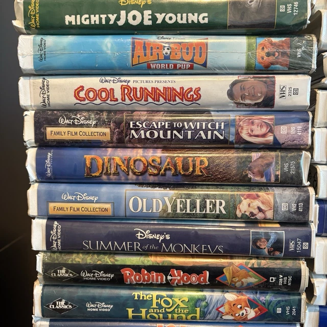 VINTAGE WALT DISNEY VHS Bundle Lot of 50 Black Diamond Masterpiece ...