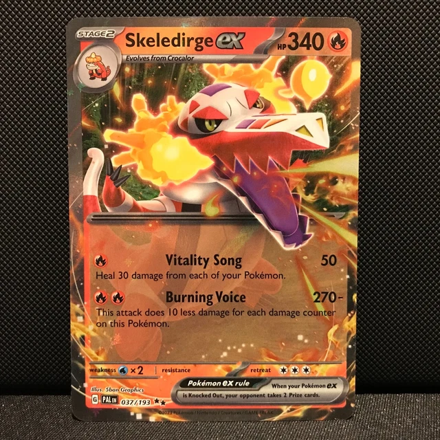 SKELEDIRGE EX 037/193 - SV2 Paldea Evolved Pokemon Card - NM/Mint EUR 4 ...