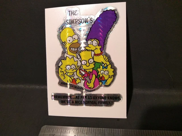 VINTAGE STICKERS THE SIMPSONS Prism Vending Machine Sticker VTG Kodak ...