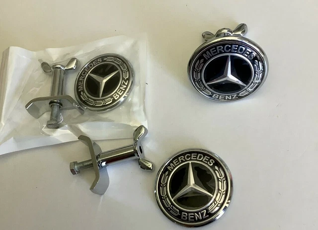 MERCEDES -BENZ LAUREL Bonnet Hood Emblem Badge W163 W204 W211 W212 W210 ...