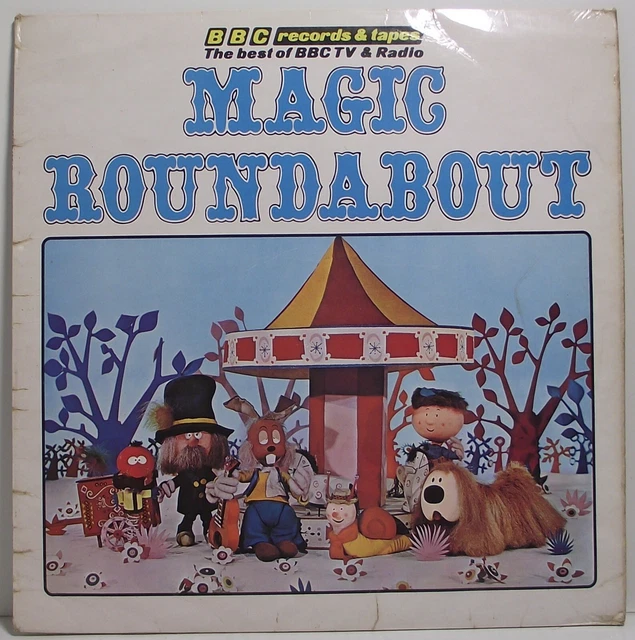 THE MAGIC ROUNDABOUT LP RED Translucent Vinyl Album 12" 33rpm BBC Eric ...