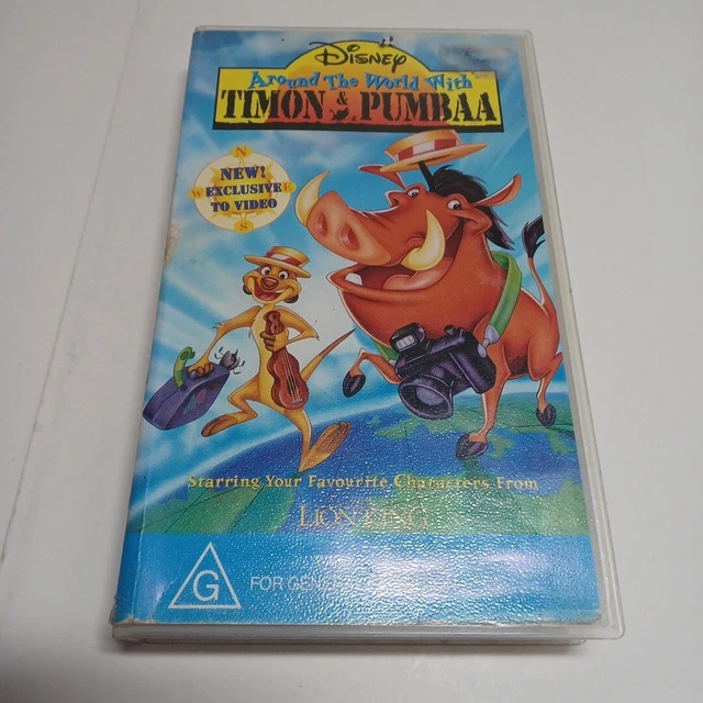 DISNEY AROUND THE World with Timon & Pumbaa VHS 1996 £10.99 - PicClick UK
