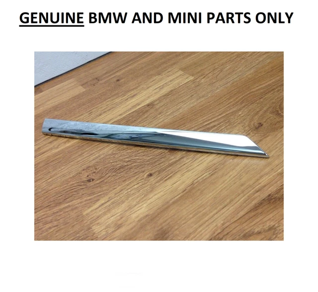 GENUINE BMW 3 Series Luxury Front Bumper Centre Left Trim 51117296375 ...
