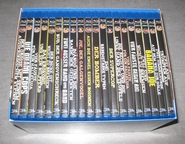 BUD SPENCER & Terence Hill 20er Mega Blu-Ray Collection Box 20 Disc Filme EUR 189,90 - PicClick IT