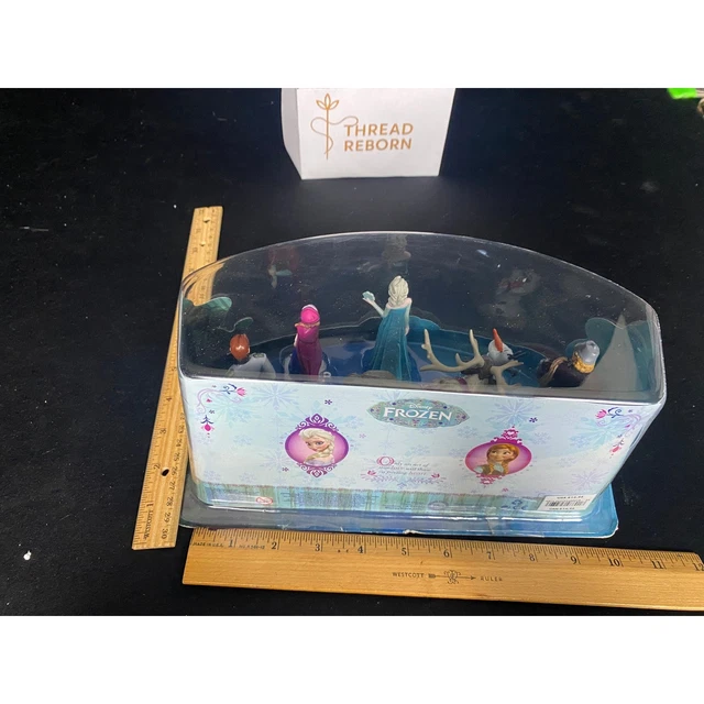 DISNEY FROZEN PLAY Set Figures Anna Elsa Kristoff Sven Olaf Birthday ...