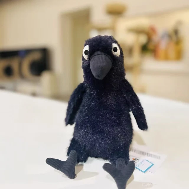 HOCUS CROW BLACK Raven Stuffed Animal Plush Toys Halloween Gift £18.38 ...