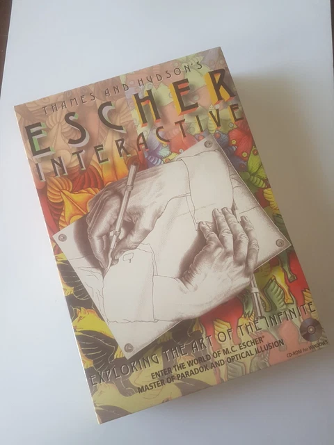 M C ESCHER INTERACTIVE Exploring Art CD-ROM Windows 95 Vintage Computer Software £9.90 - PicClick UK