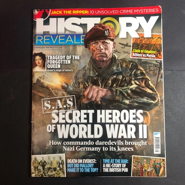 HISTORY REVEALED MAGAZINE SAS Secret Heroes of World War II #35 ...